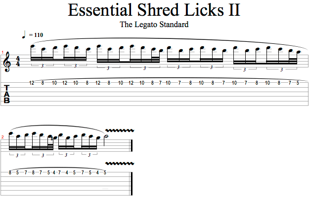 Guitar Lessons: The Legato Standard