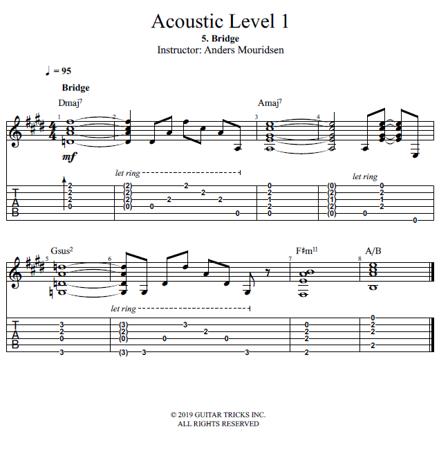 Guitar Lessons - Bridge